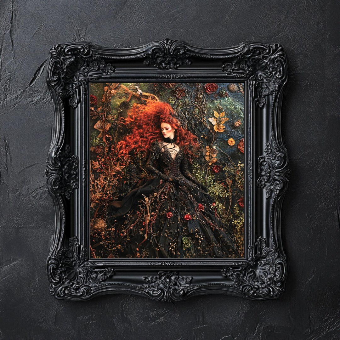 Whimsy Goth Wall Art, Whimsical Goth Print, Whimsy Goth Wall Decor ...