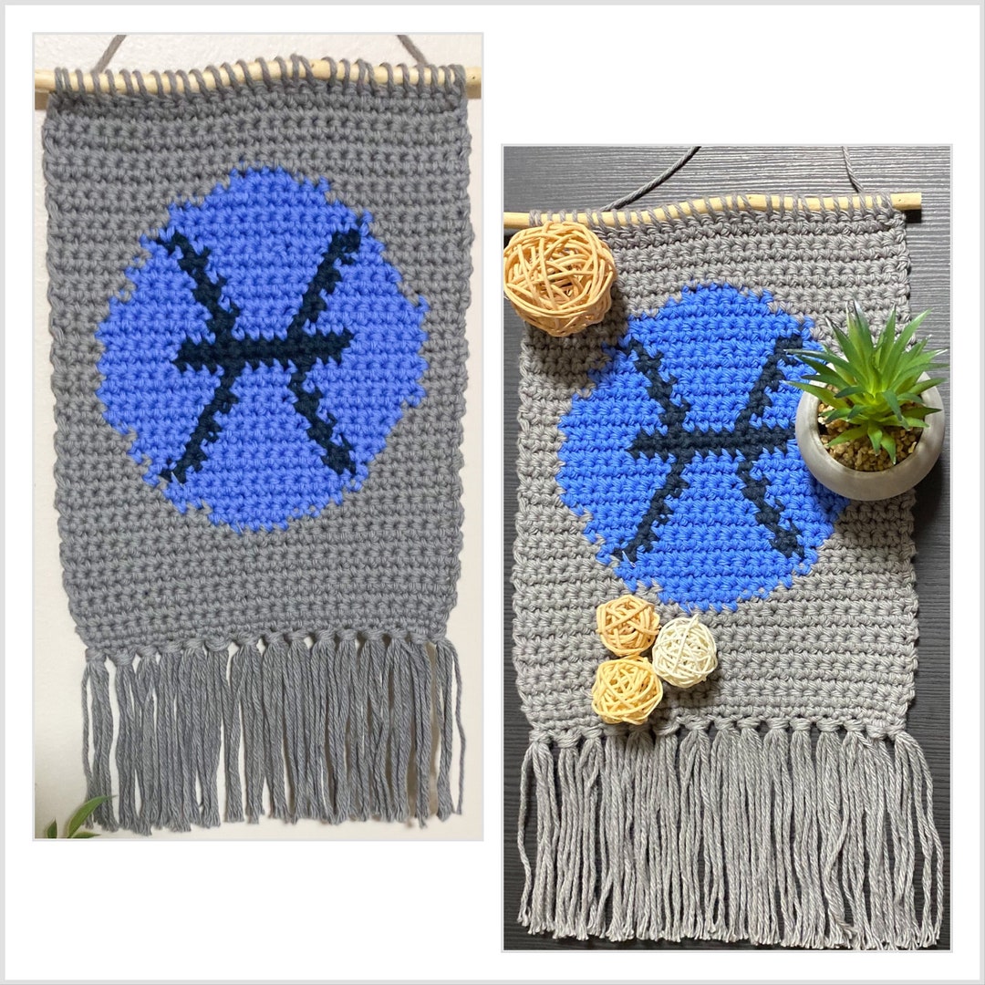 PDF Pattern Pisces Crochet Wall Hanging. Make a Unique Gift That Theyll ...