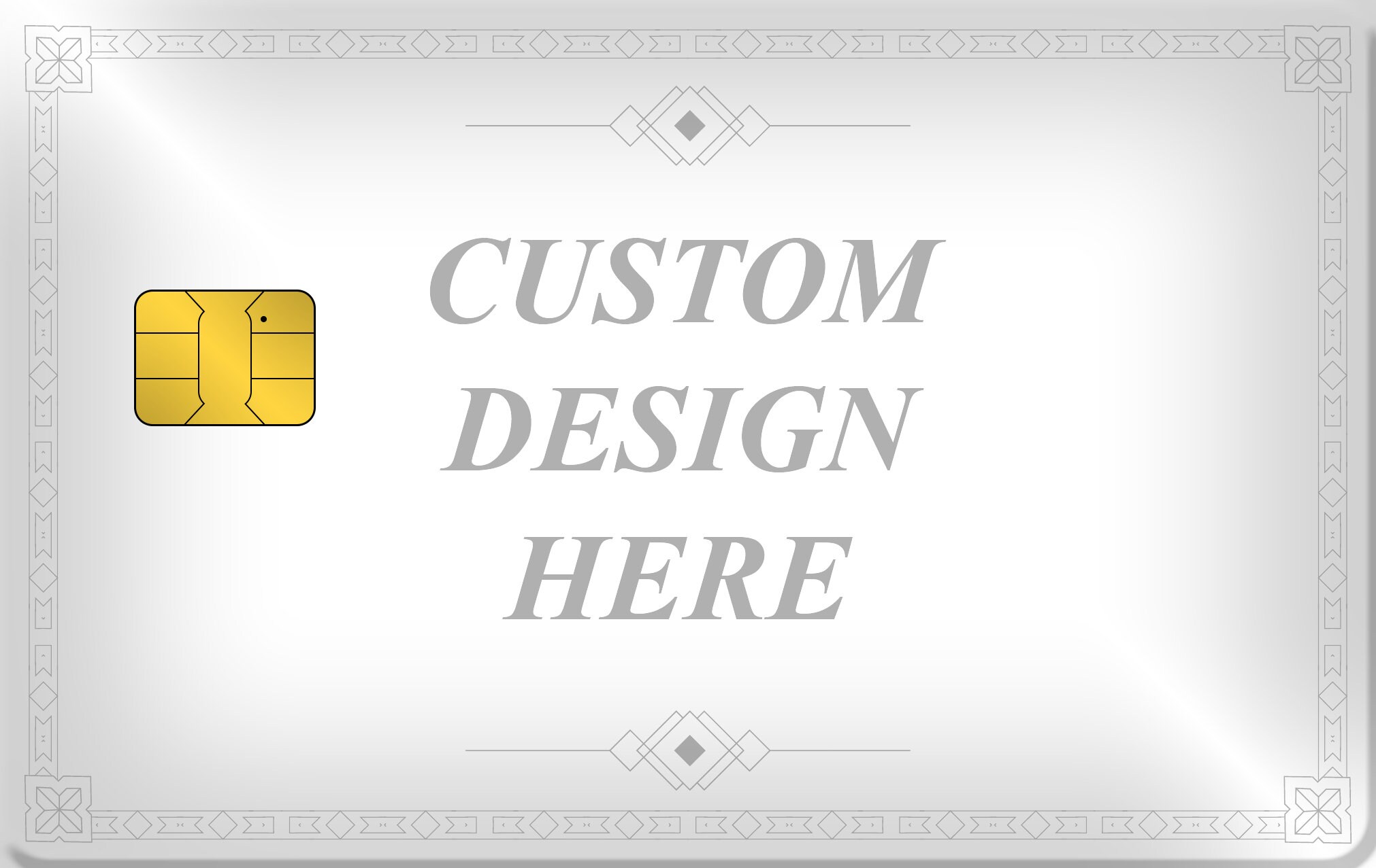 Custom Designed Metal Credit Card - Etsy