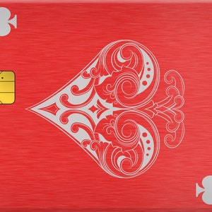 Custom Metal Credit Cards- Ace of Spades - Etsy