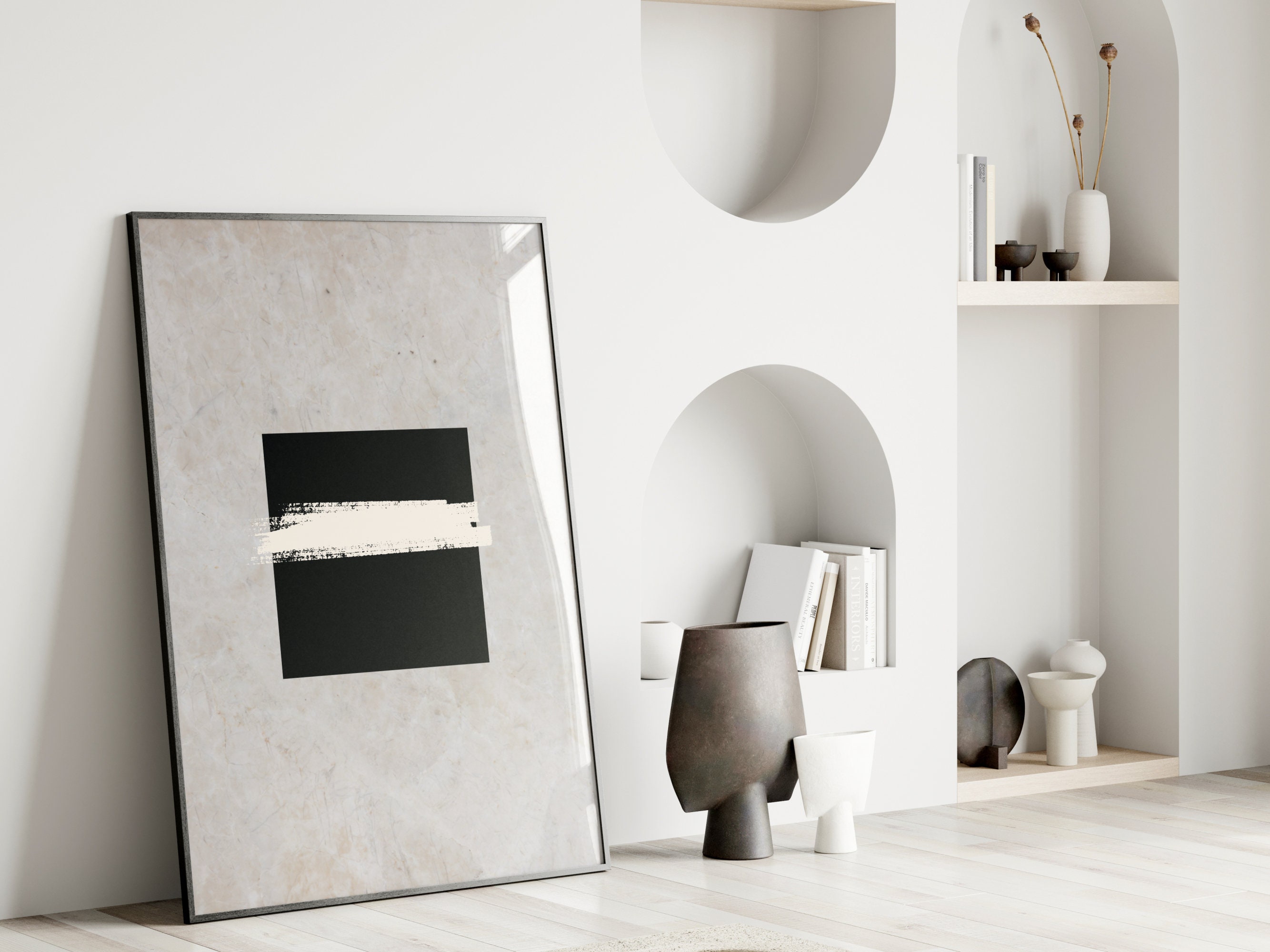 Minimalist Kaba Wall Art Simple Abstract Art Macca Kaaba Downloadable ...