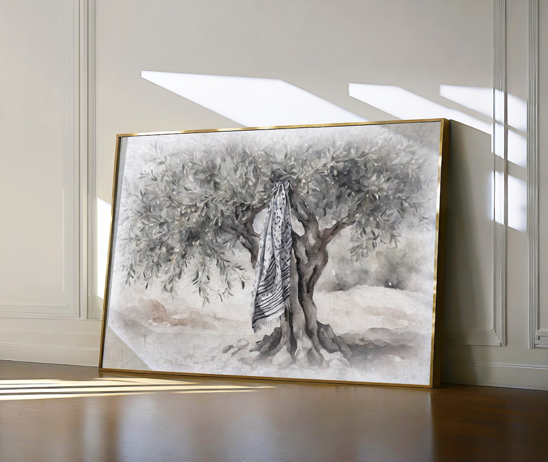 Palestine Art Olive Tree Wall Art Poster Giclèe Print Palestinian ...
