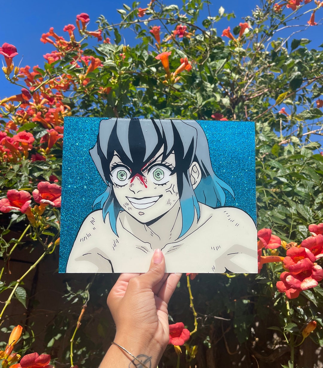 Inosuke Glass Painting - Etsy