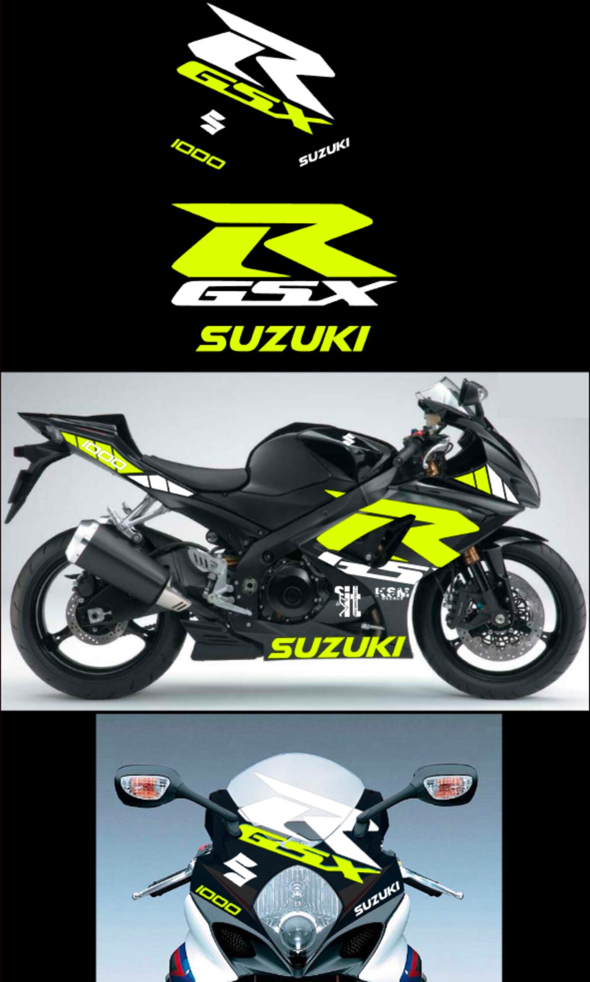 07/08 GSXR 1000 GRAPHIC KIT 3 - Etsy