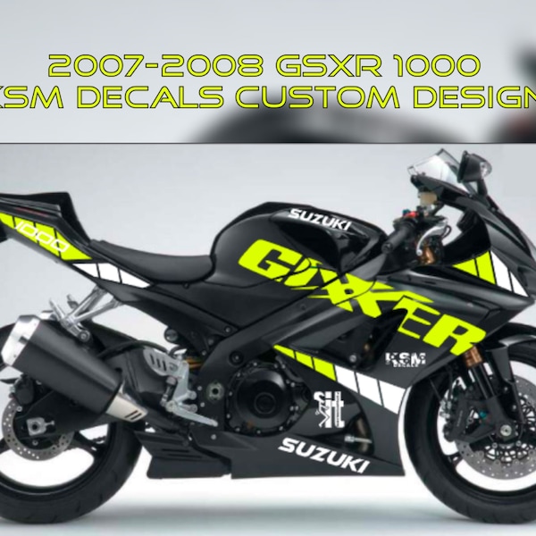 Gsxr 1000 Decal Kit - Etsy