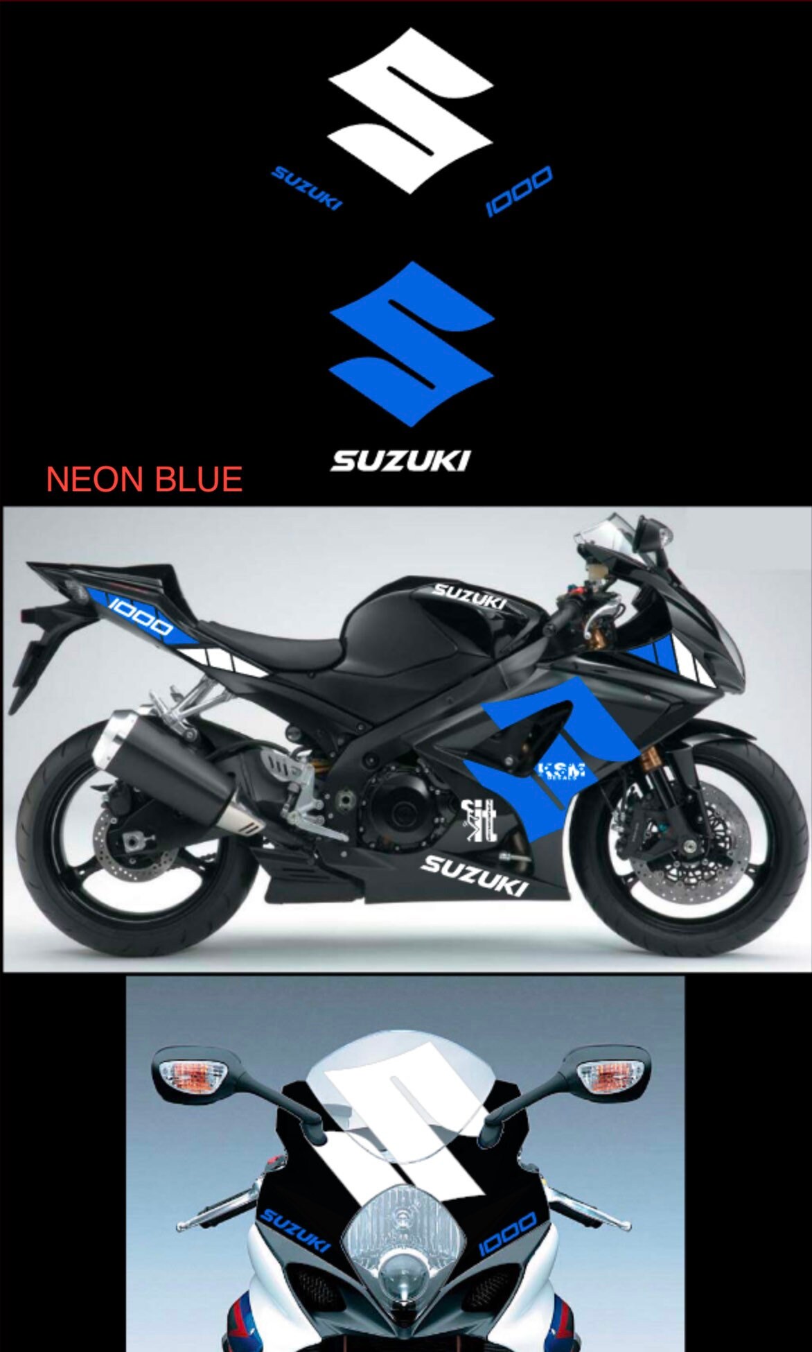07/08 GSXR 1000 GRAPHIC KIT 1 - Etsy