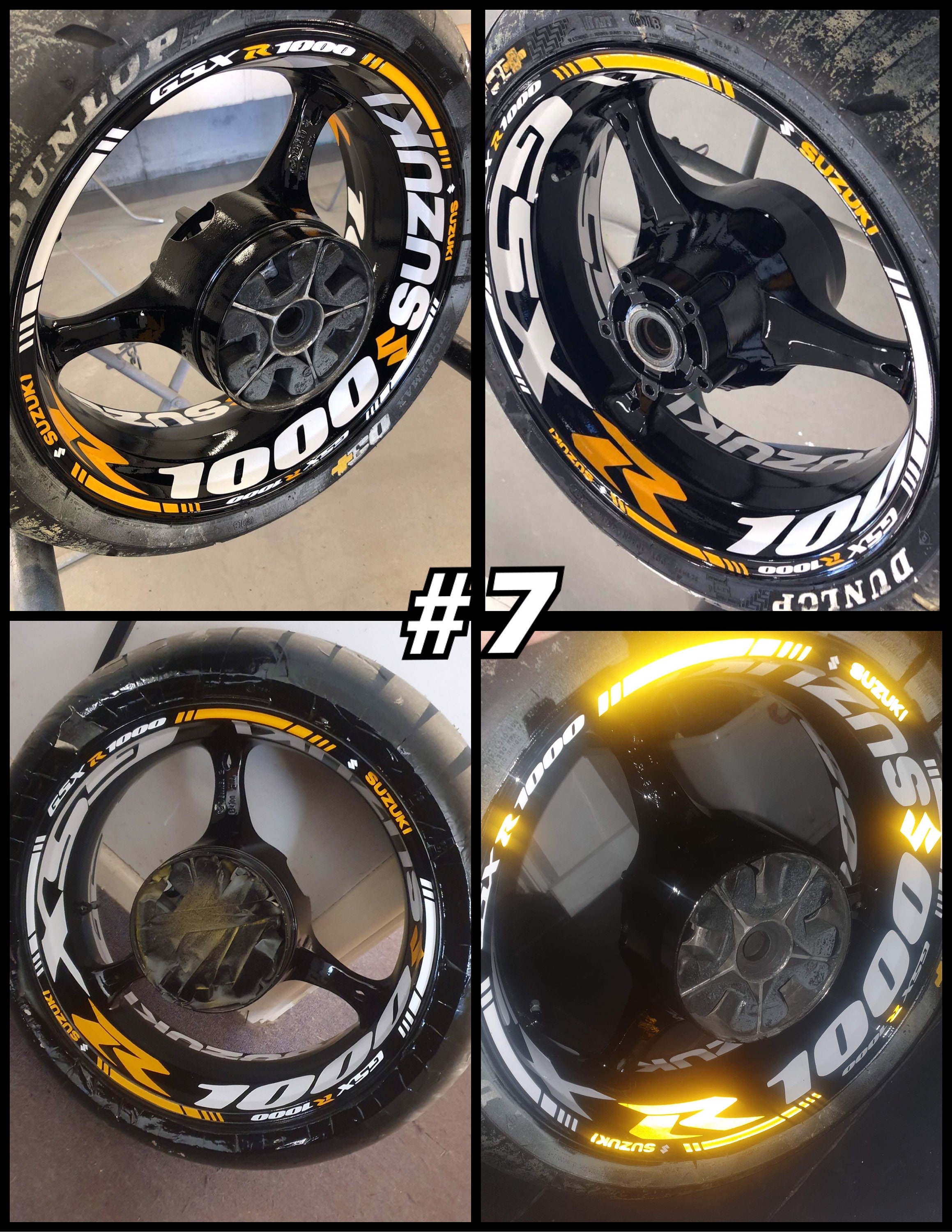 Motorcycle Wheel Decals (#7) - Etsy