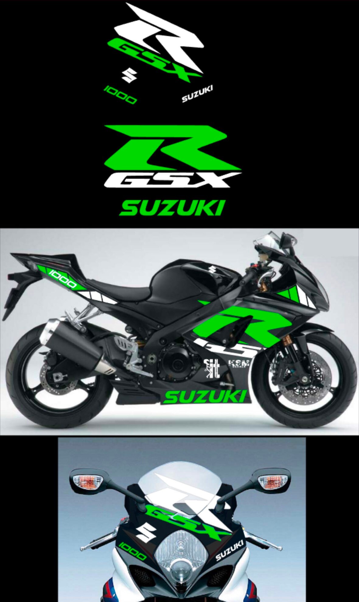 07/08 GSXR 1000 GRAPHIC KIT 3 - Etsy