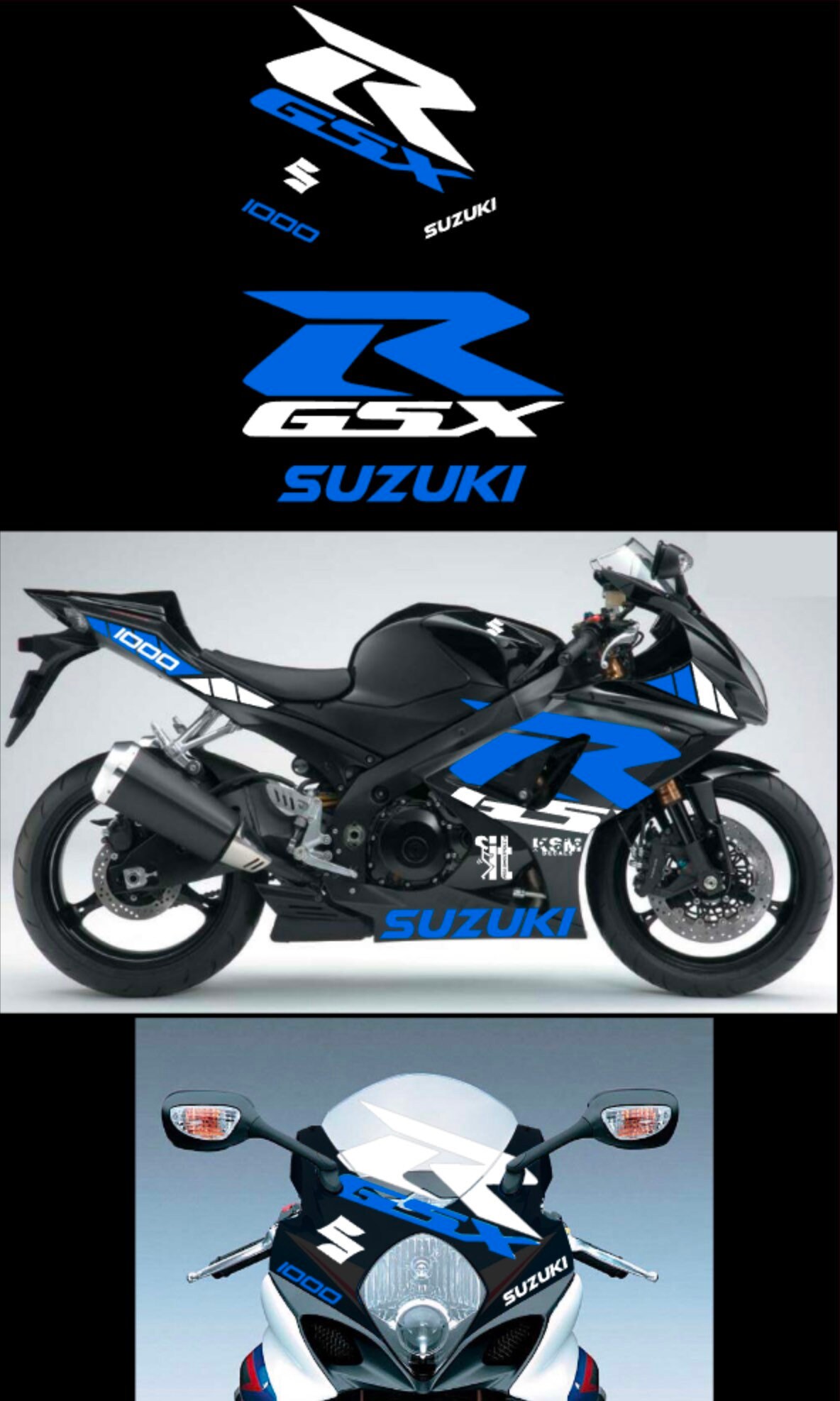 07/08 GSXR 1000 GRAPHIC KIT 3 - Etsy