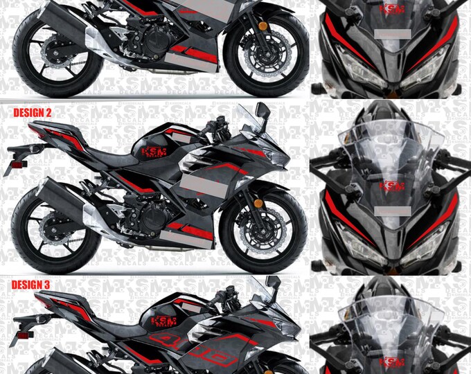 Ninja 400 Custom Decal Set (STANDARD) - Etsy