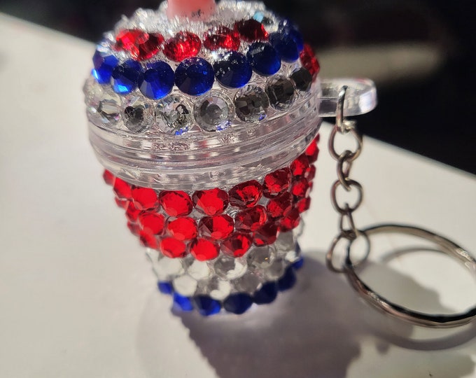 Starbucks Inspired Mini Tumbler Keychains | Starbucks Cup Keychain ...