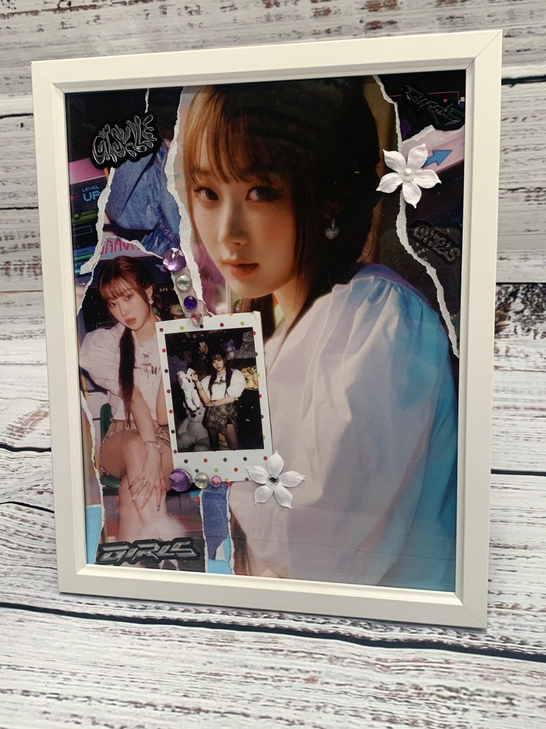 Aespa Giselle Scrapbook Poster Print With Frame - Etsy