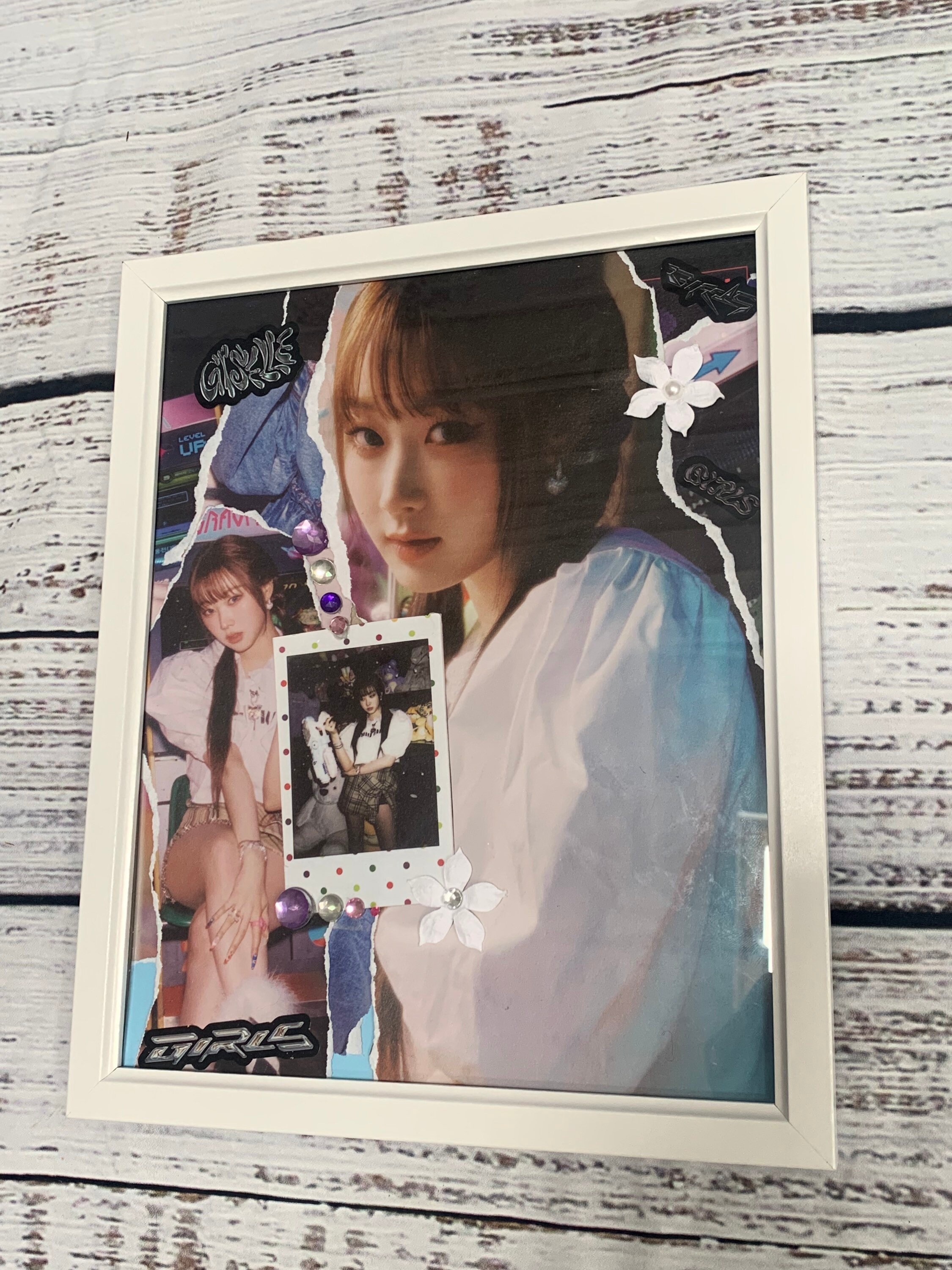 Aespa Giselle Scrapbook Poster Print With Frame - Etsy UK