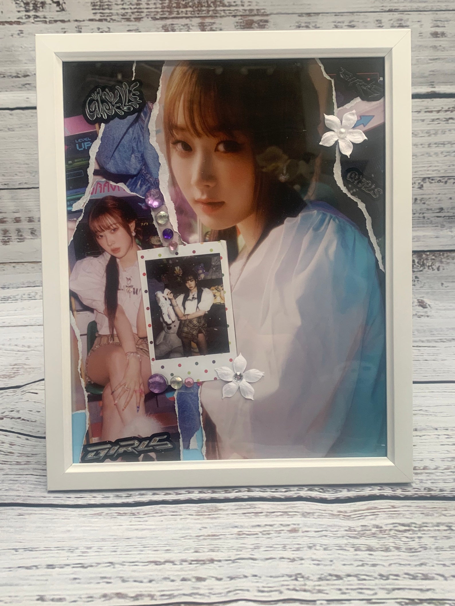 Aespa Giselle Scrapbook Poster Print With Frame - Etsy