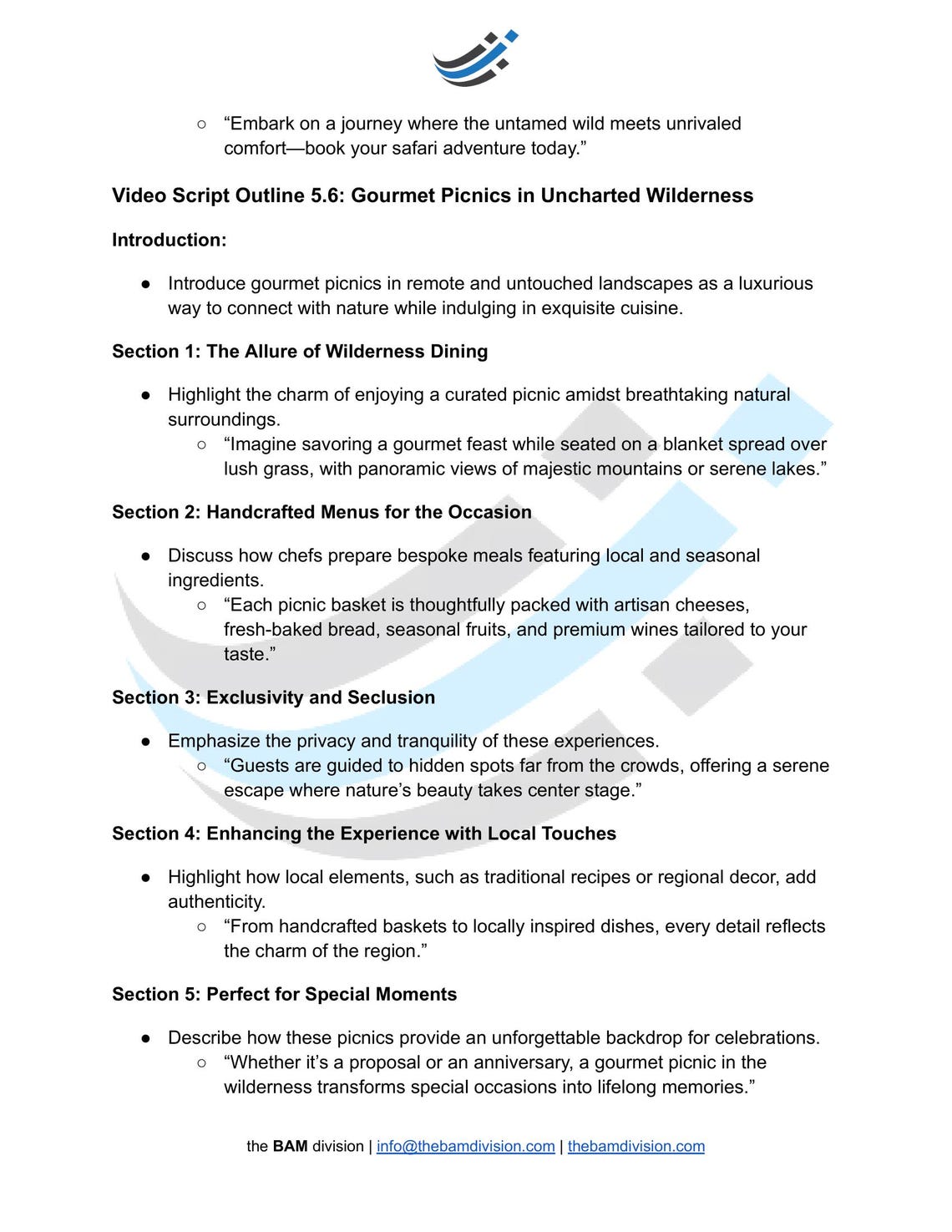 150 Sample Video Script Template Outlines for Luxury Hotels & Resorts ...