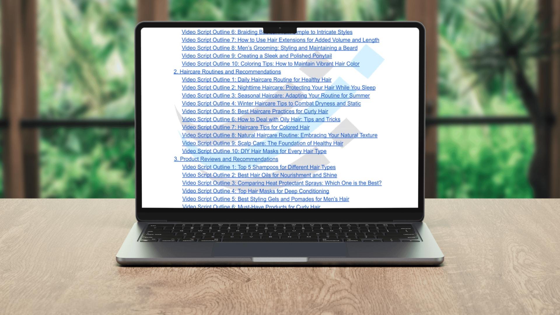 150 Video Script Outline Templates for Barbers, Salons, and Hair ...