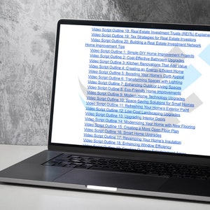 200 Sample Video Script Outlines for Realtors and Real Estate ...