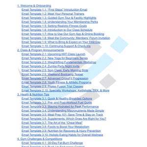 150 Sample Email Template Outlines for Gyms: DFY Fitness Content ...