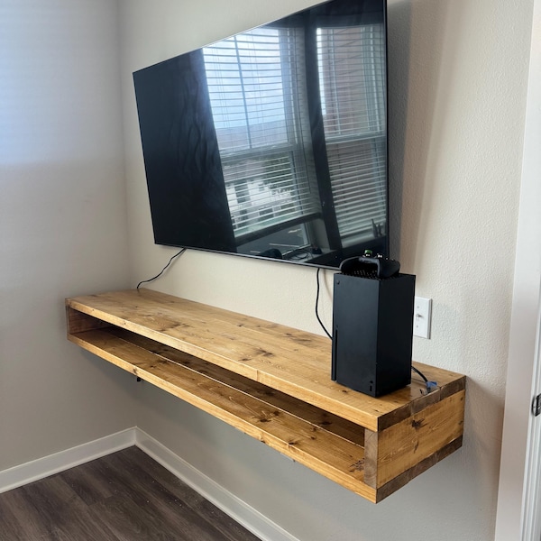 Floating Media Console - Etsy