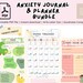 Anxiety Bundle CBT Worksheets Digital Planner Therapy Printables Mental ...