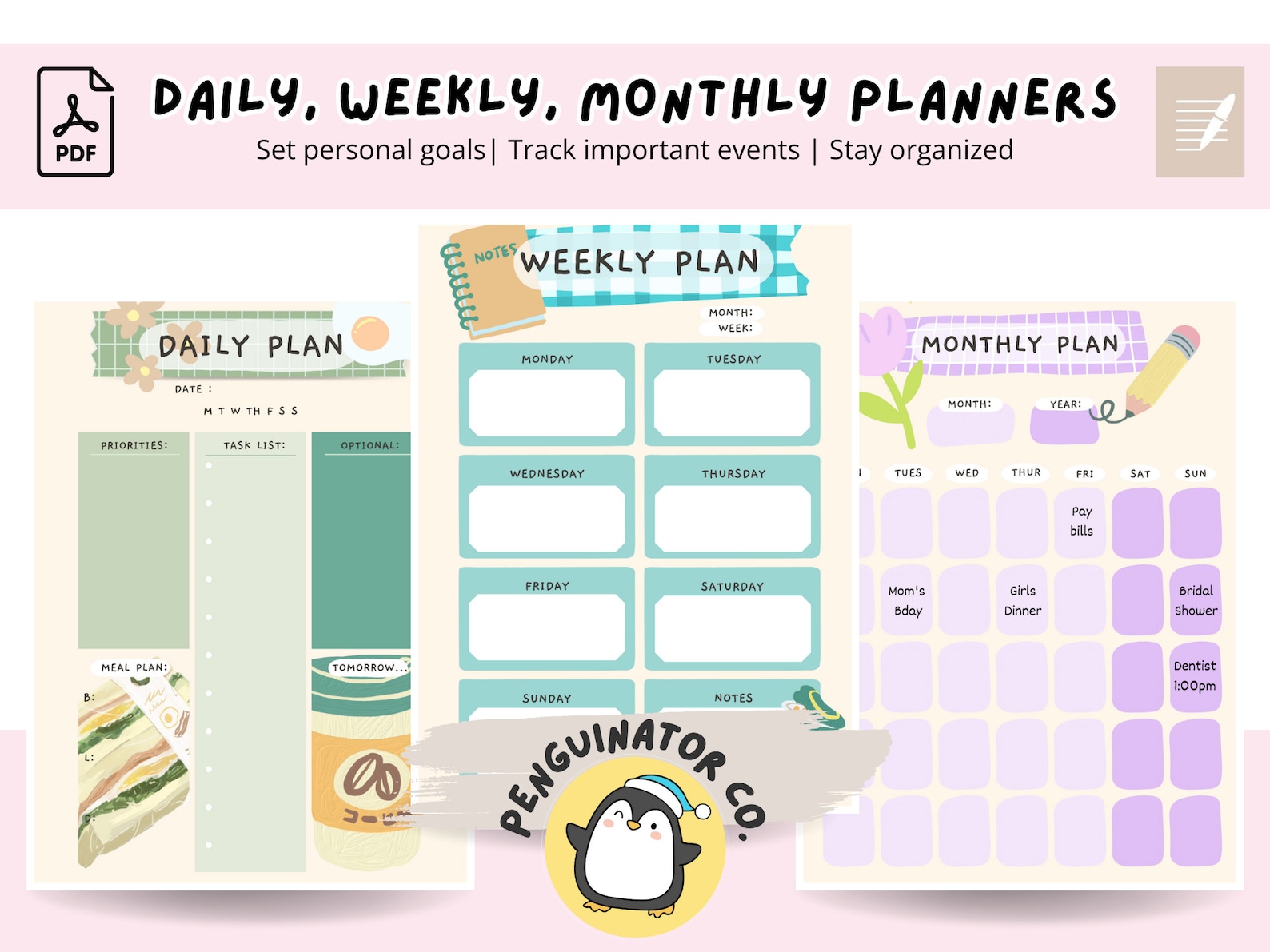 Anxiety Bundle | CBT Worksheets | Digital Planner | Therapy Printables ...