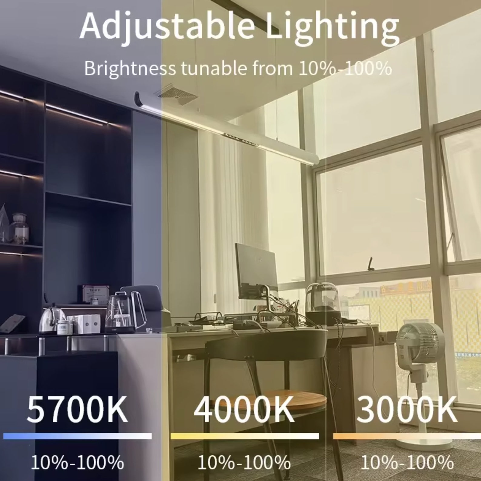 Pendant Modern Led Tube Lamp. Intelligent Lamp - Etsy