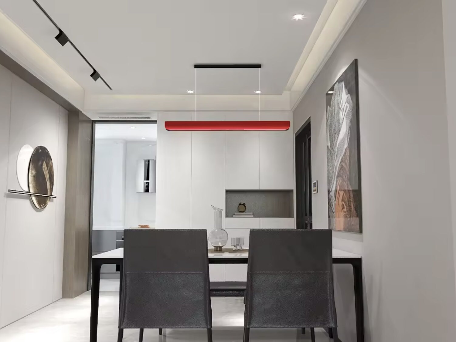 Pendant Modern Led Tube Lamp. Intelligent Lamp - Etsy