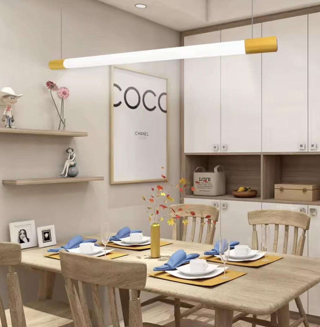 LED Tube Pendant Lamp With the Speakers - Etsy