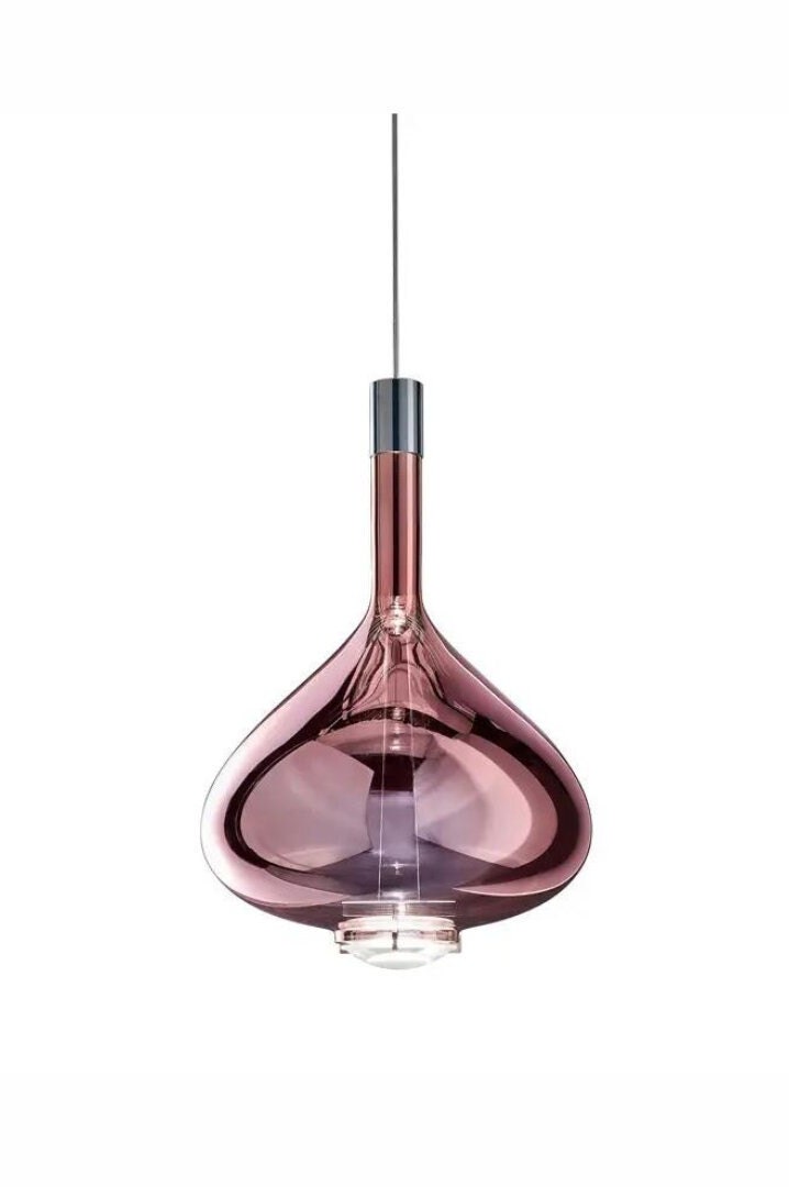 Huiyue Modern Clear Glass Pendant Lamp - Handmade LED Lighting Fixture ...