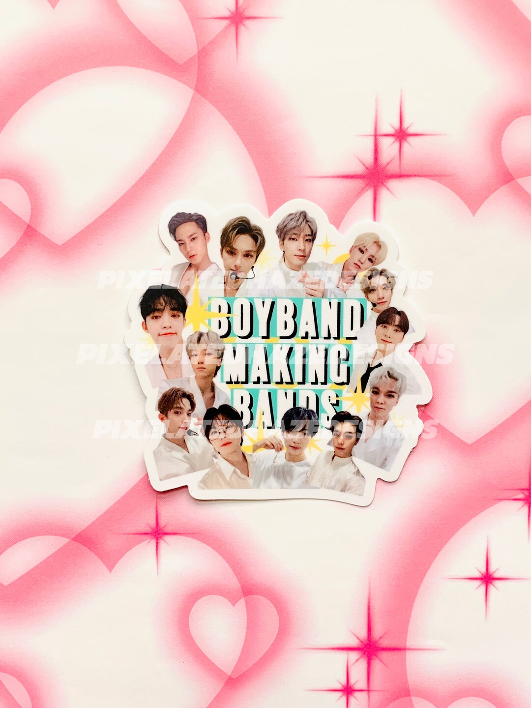 SVT - “boyband Making Bands” - Waterproof Vinyl Decal - Seventeen ...