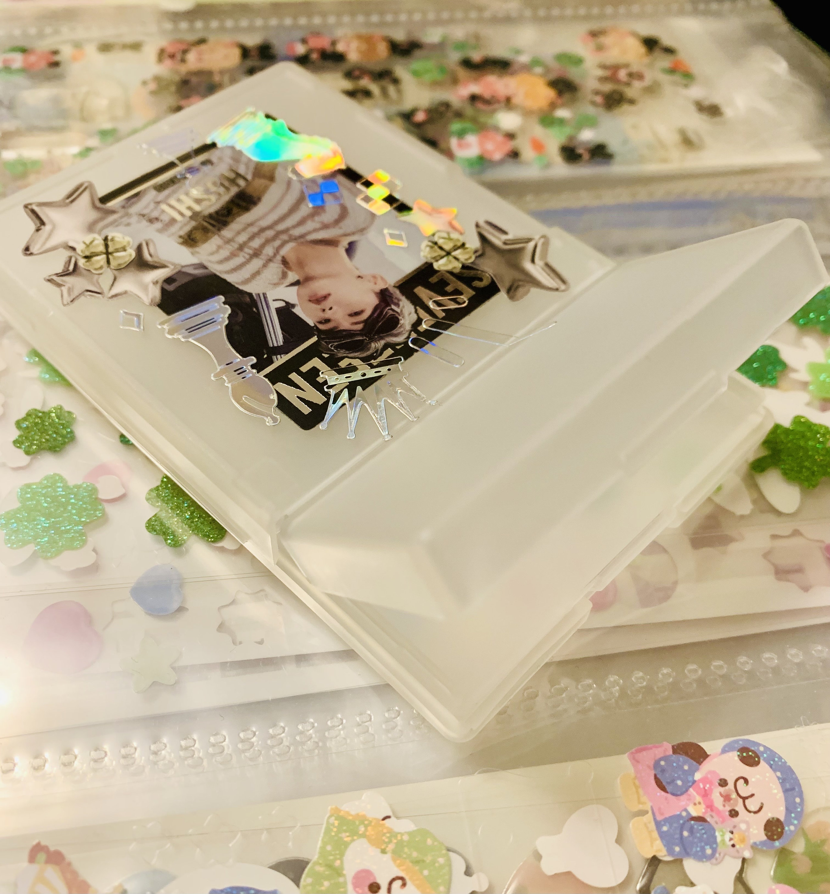 SVT Hoshi Dual Compartment Deco Storage Case for Photocards - Etsy