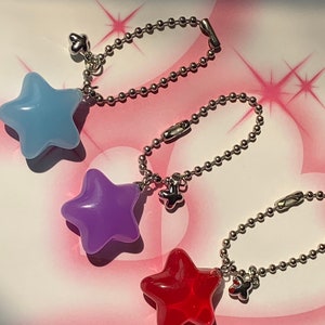 Mini Shooting Star Ballchain Keychain - NEW COLORS! - Small Hand ...