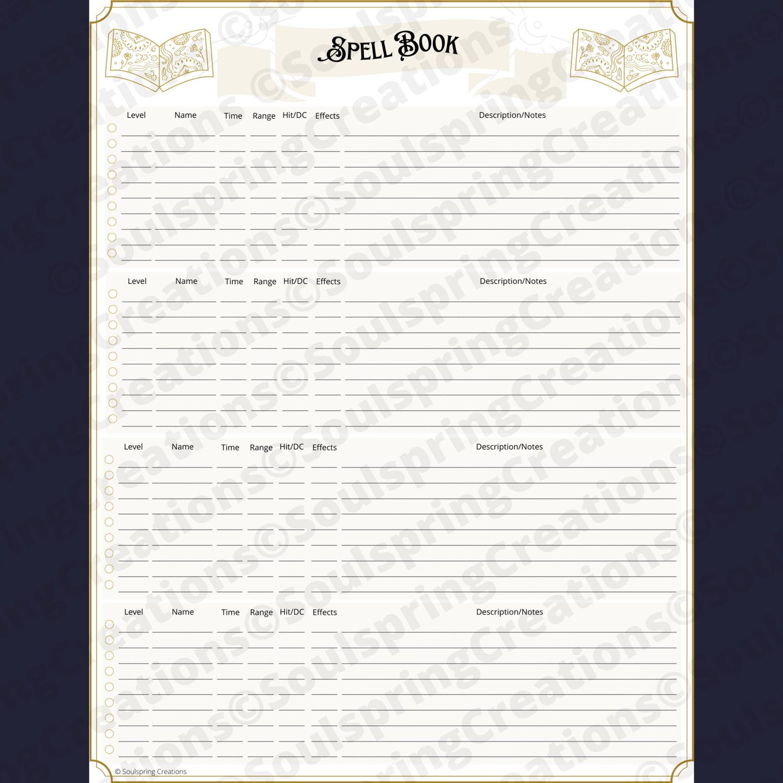 Celestial Dnd 5e Character Sheet: Dungeons and Dragons Stat Sheet ...