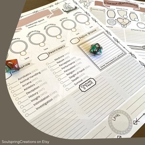 Viking Dnd 5e Character Sheet: Dungeons and Dragons Stat Sheet (PDF ...