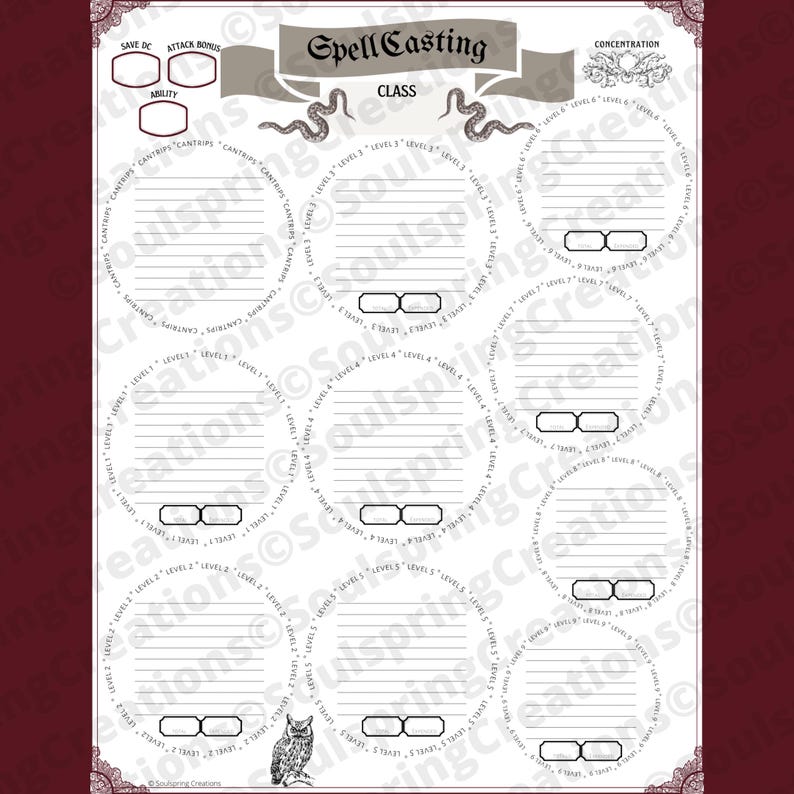 Gothic | Dnd 5e Character Sheet, Dungeons and Dragons Stat Sheet, Dnd ...