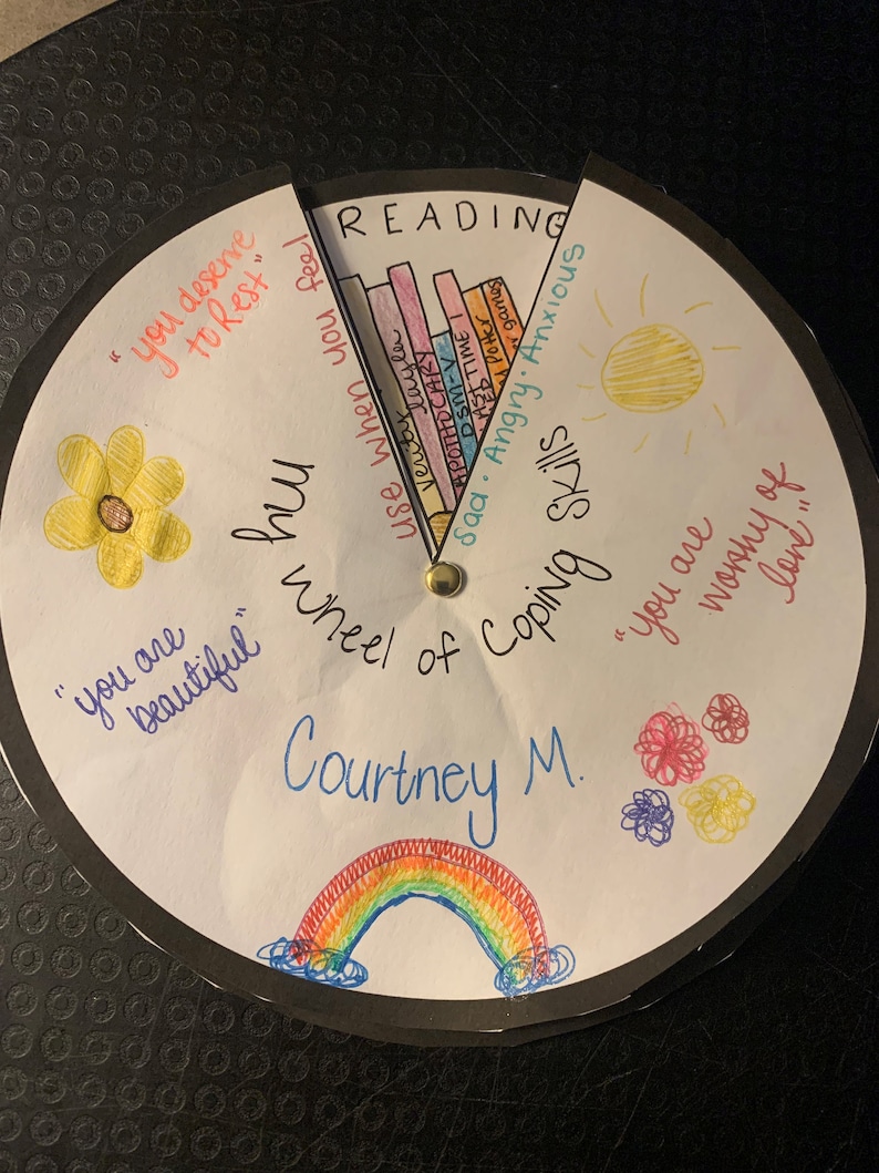 My Wheel of Coping Skills - Etsy