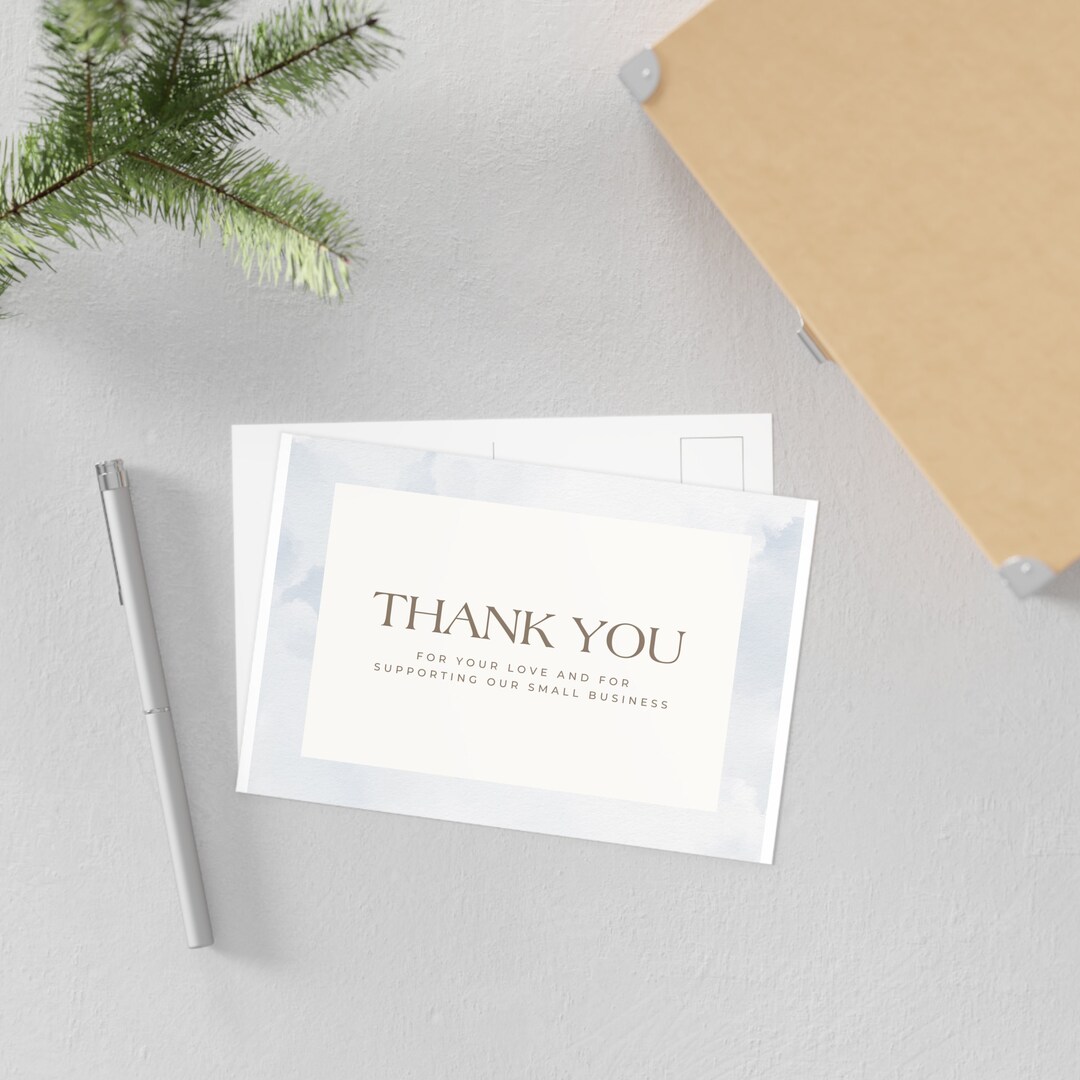 Premium Thank You Cards for Building Customer Relationships - Etsy