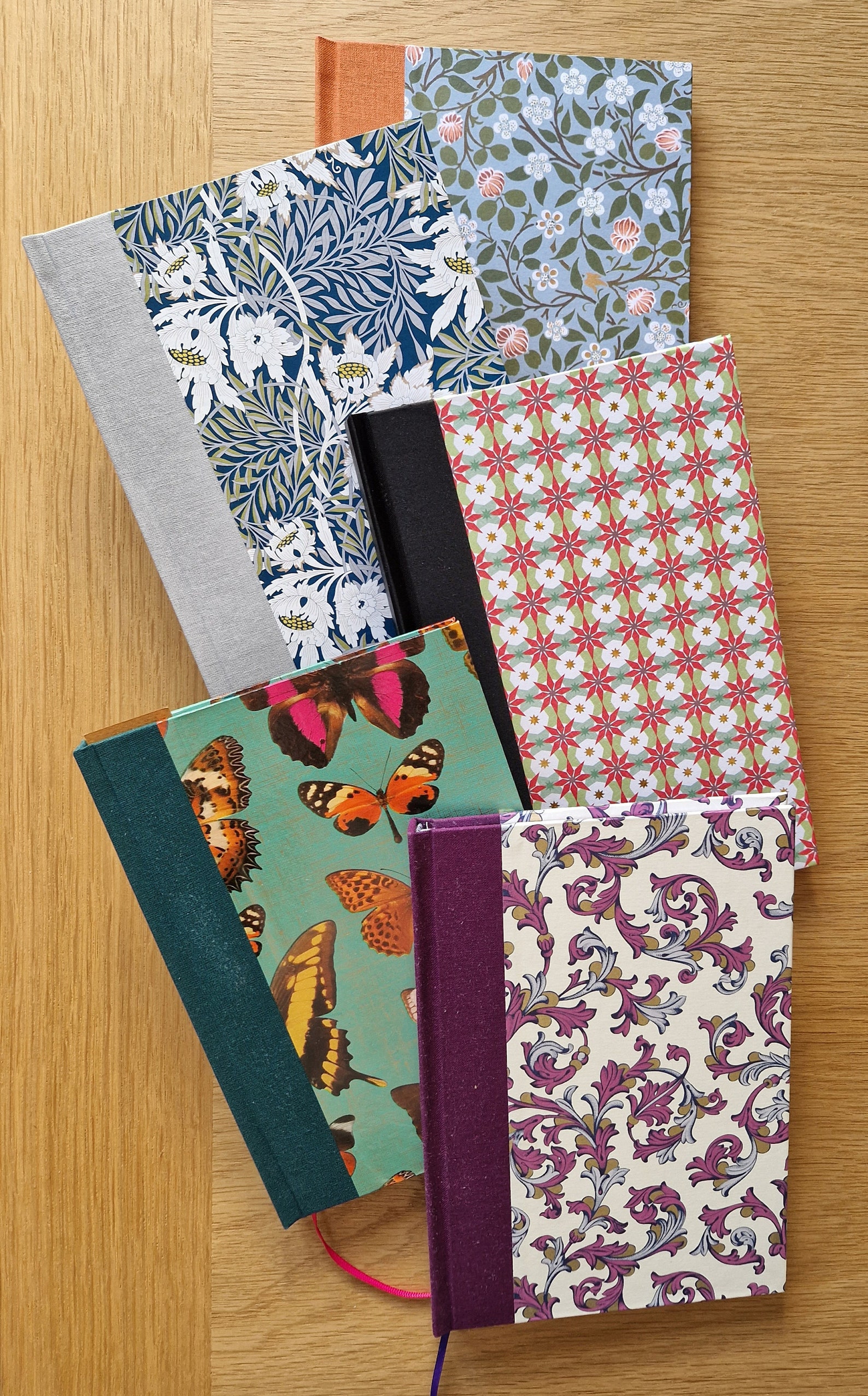 Handmade Pretty Notebook / Journal Mixed Designs and Colours, A5 ...