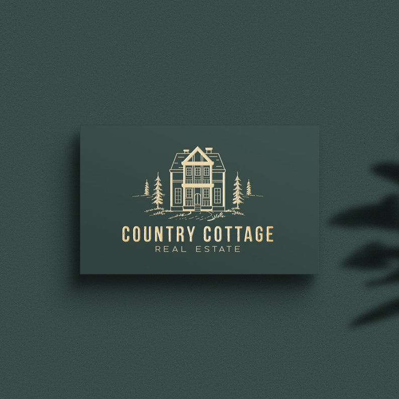 Custom Logo Design Cottage Logo House Logo Wedding - Etsy