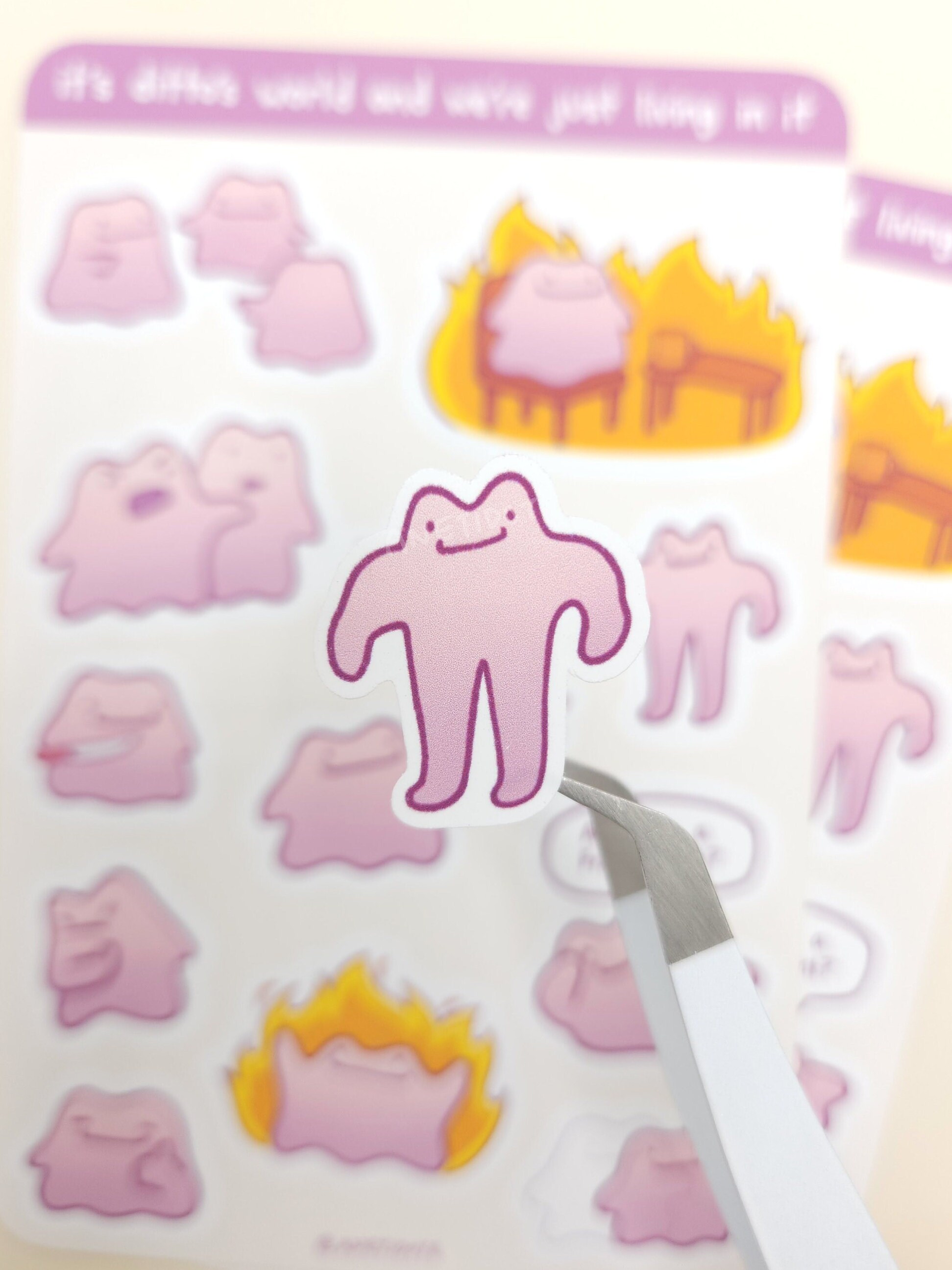Ditto's World PKMN Meme Sticker Sheet - Etsy Australia