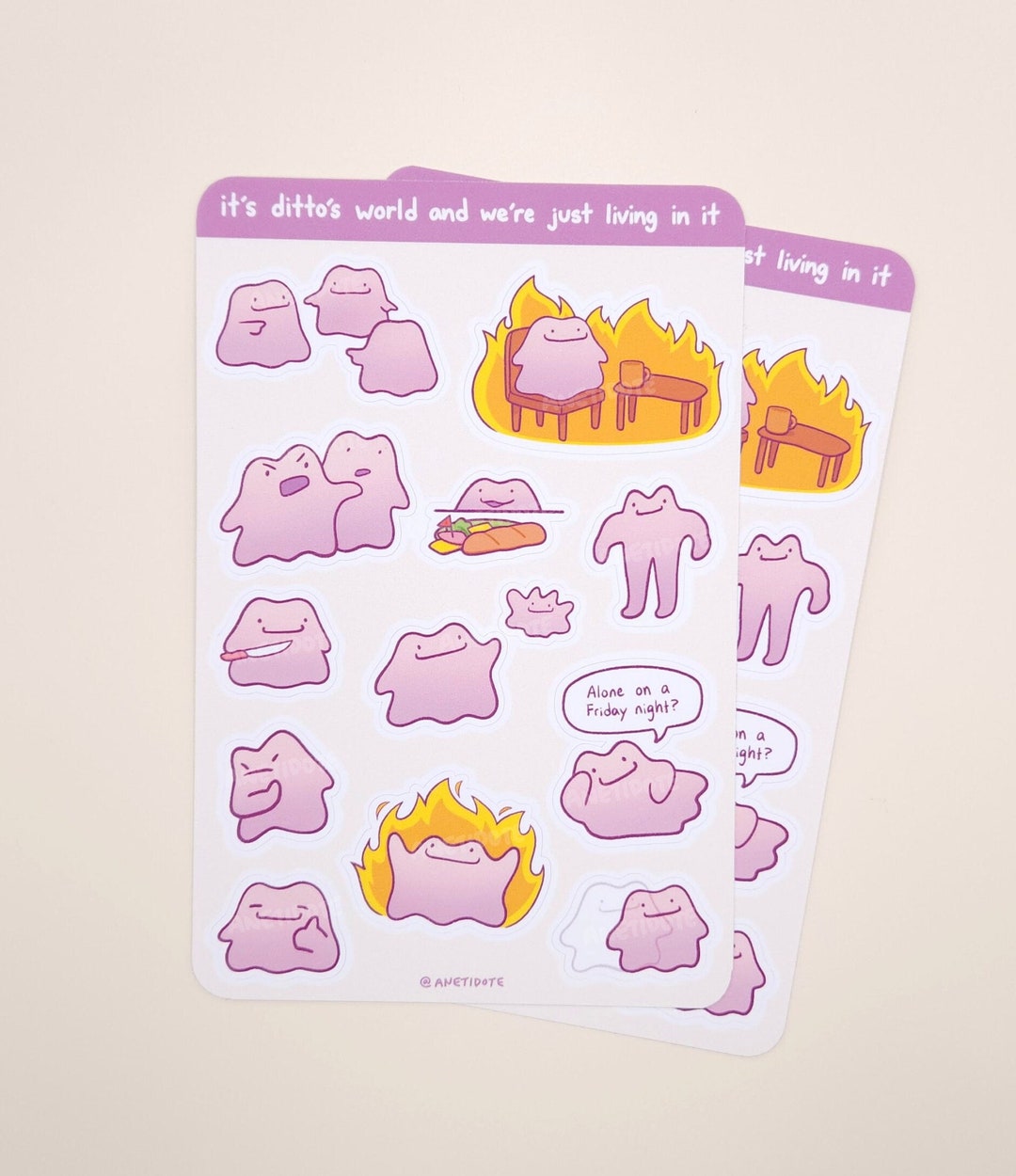 Jelly Meme Sticker Sheet - Etsy