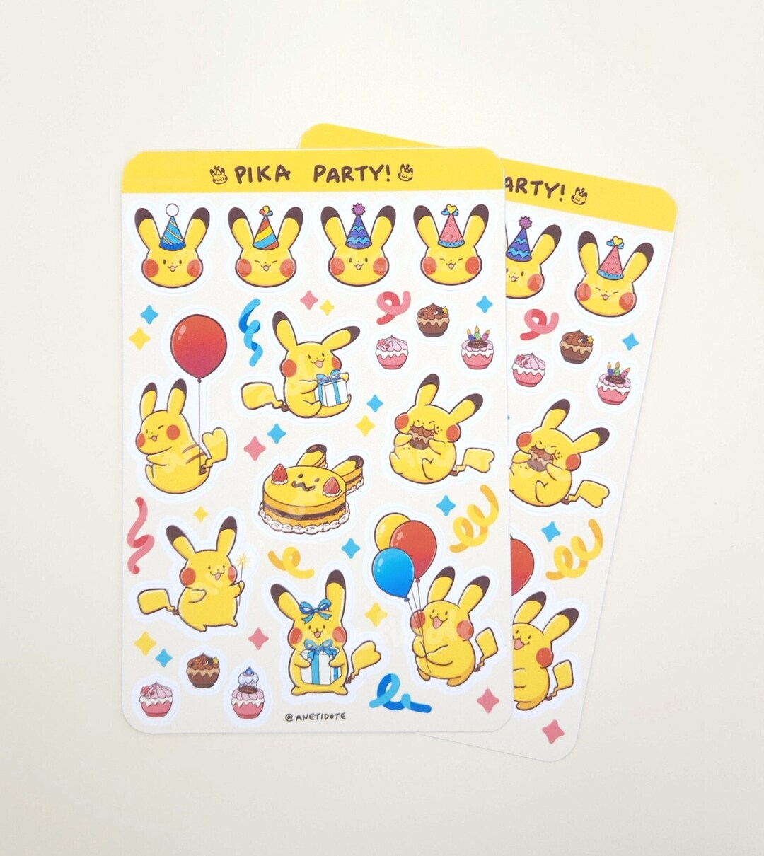 Party Time | Sticker Sheet - Etsy