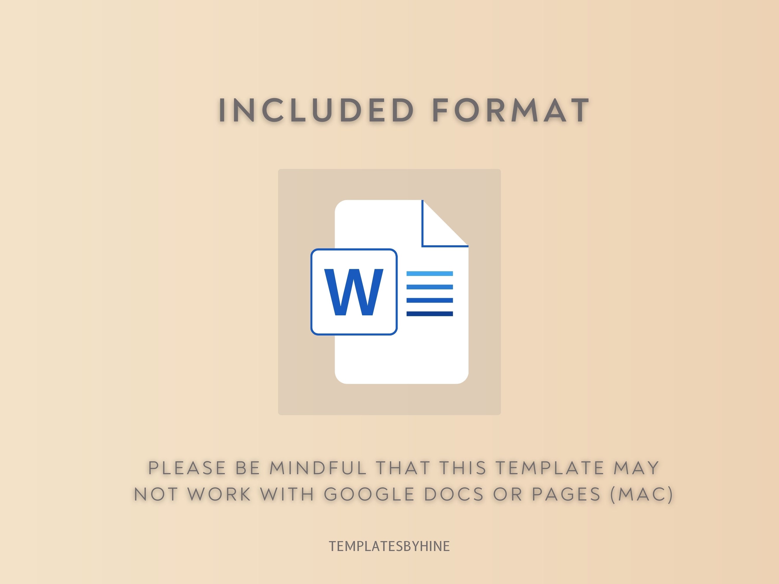 Minimal Resume Template | Microsoft Word | References Template ...