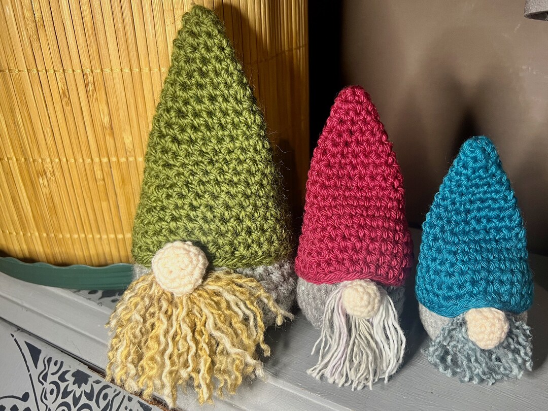 Gnome Gonk Family various Sizes Handmade Crochet - Etsy