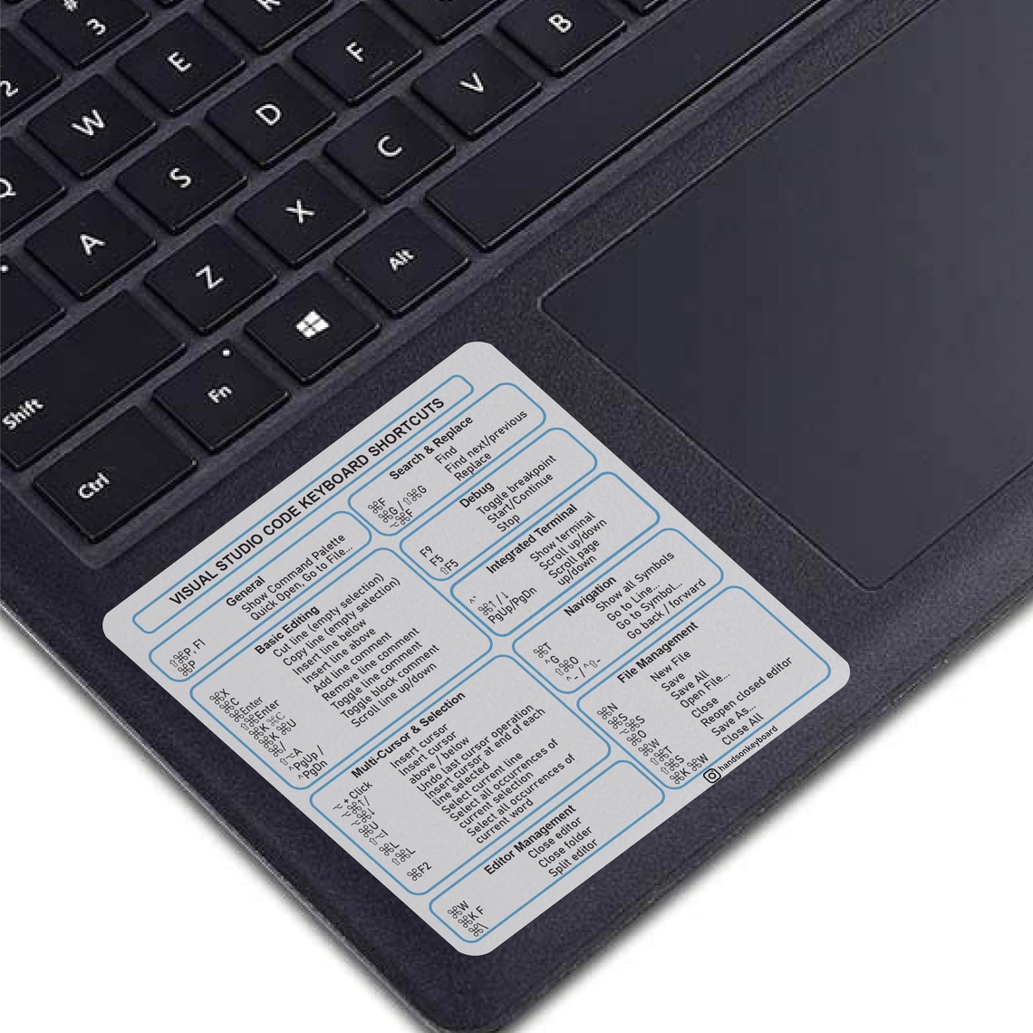 Github Copilot - 3.00 - Windows - Custom Palm Rest Shortcuts, Quick ...