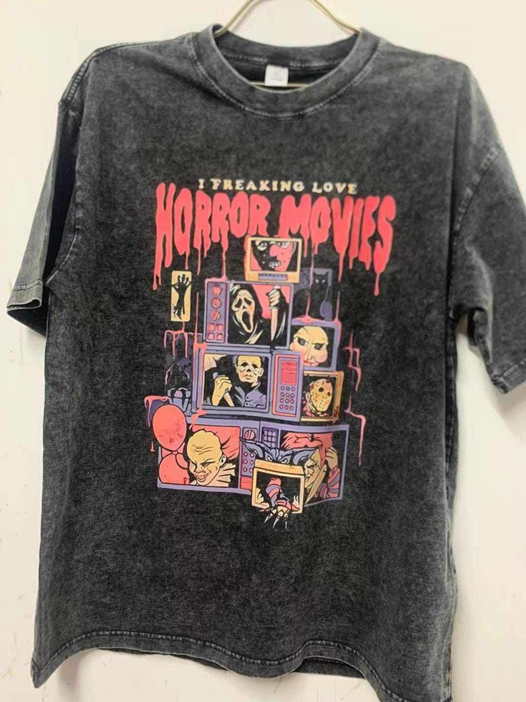 I Freaking Love Horror Movies Tee Emo Horror Tee Funny - Etsy
