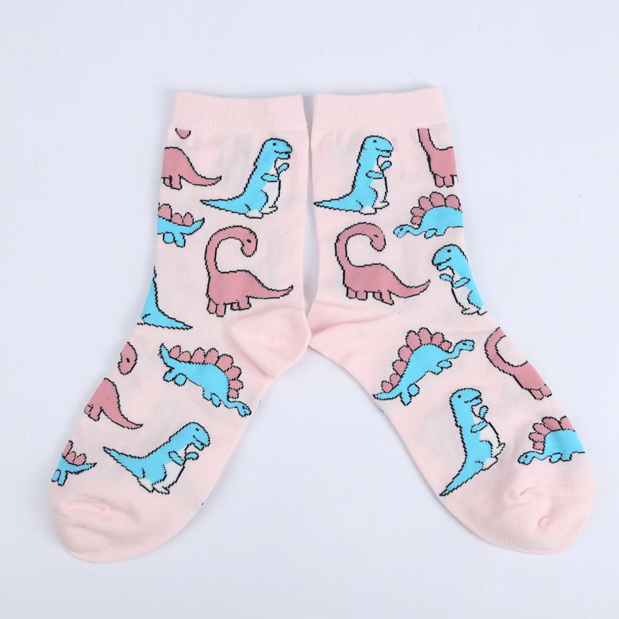 Cute Dinosaur Socks Cute Rainbow Pride Socks Retro Dino Socks Cute Dino ...