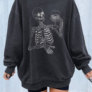 Never Better Skeleton Sweatshirts Emo Skeleton Sweaters Funny Halloween Sweatshirts Funny Emo ...