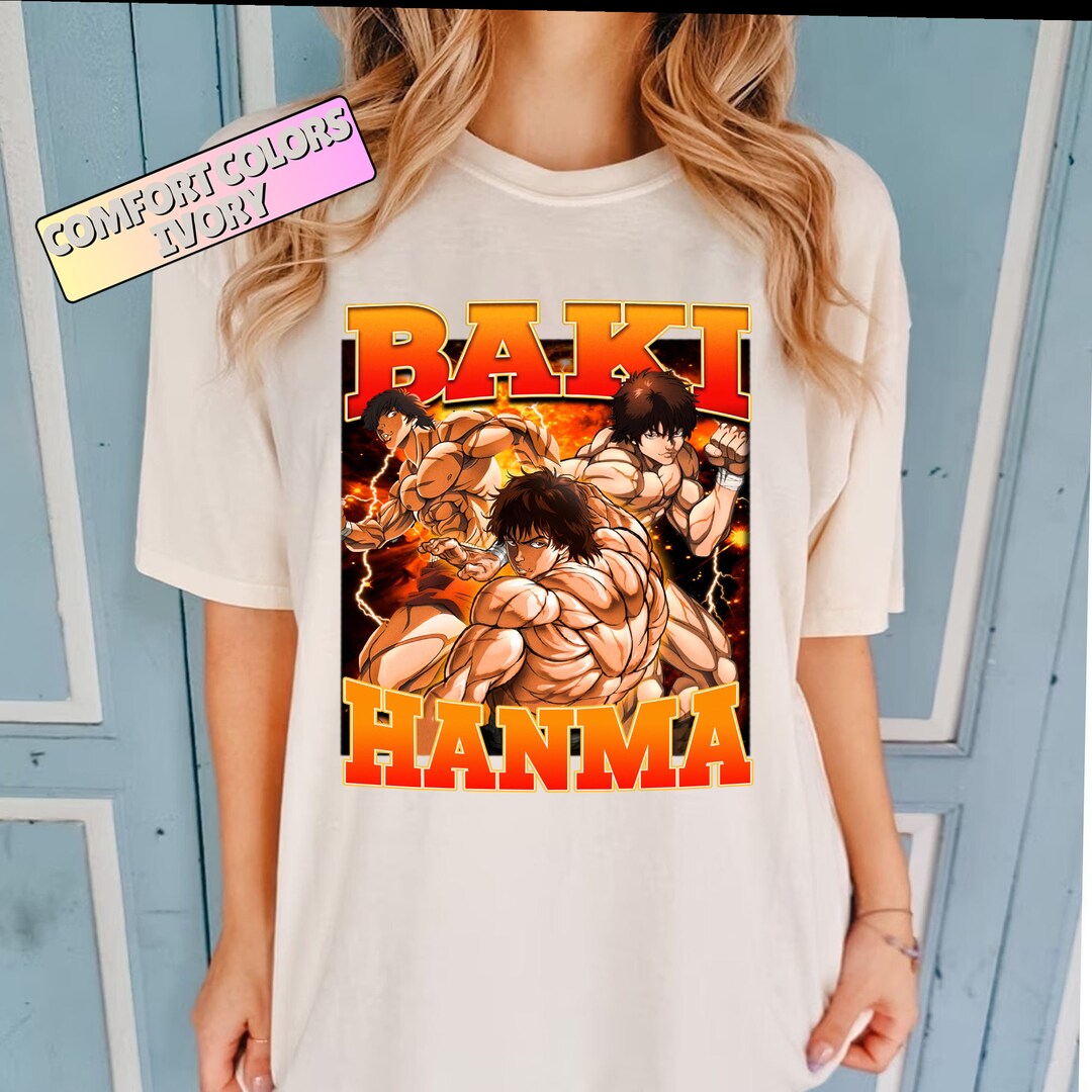 Baki Hanma Shirt Tshirt Vintage Design NH32352 - Etsy