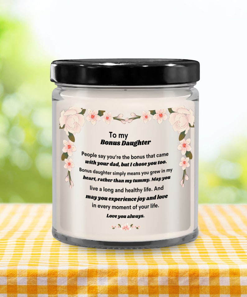 Bonus Daughter Ts Vanilla Scented Candle Stepdaughter Ts From